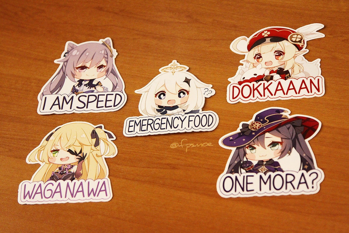 Genshin Impact Sticker - Etsy