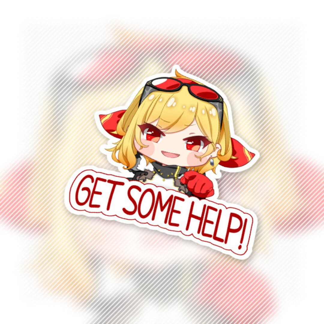 Get Some Help Sticker - Etsy
