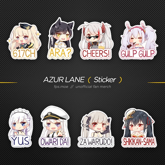 Azur Lane Sticker - Etsy