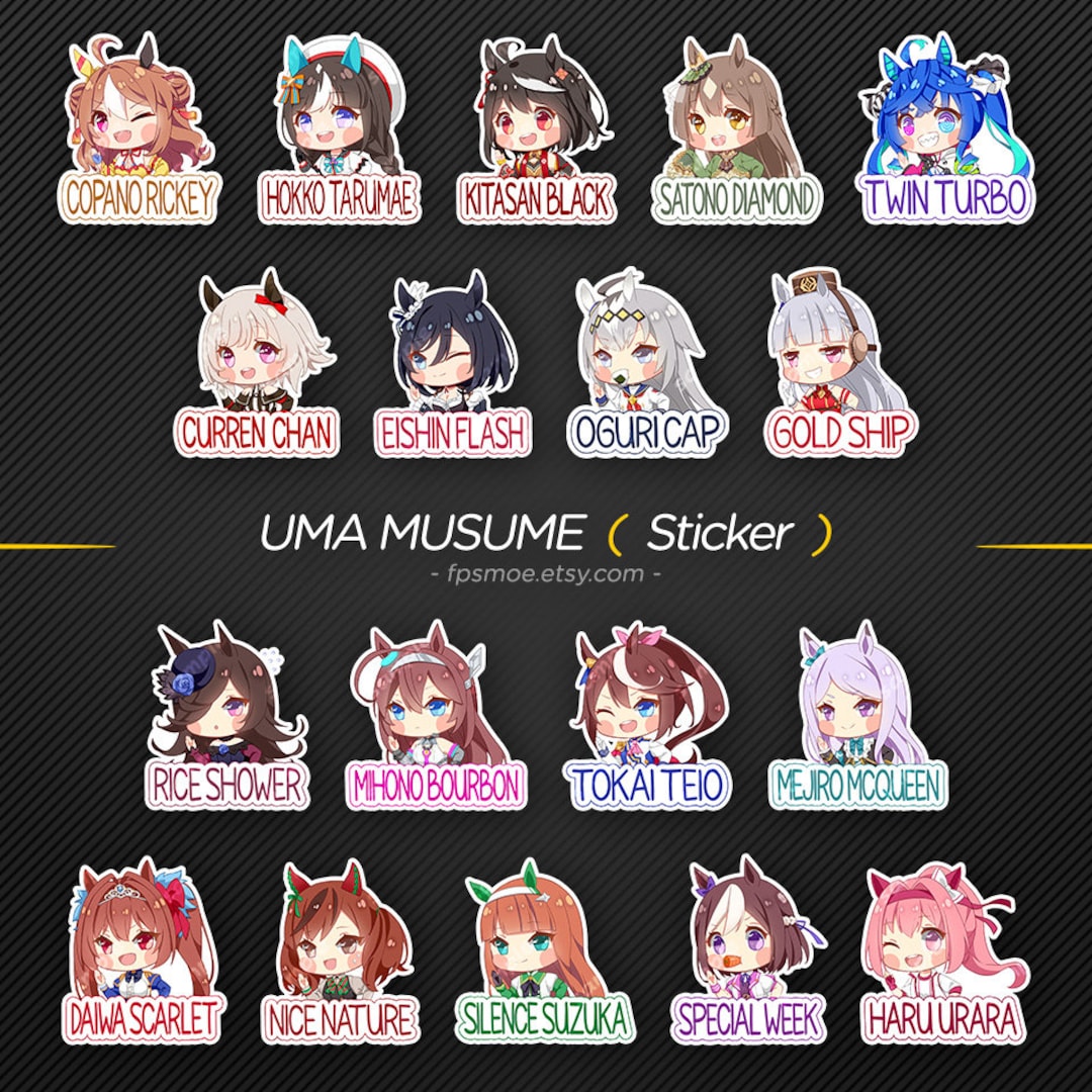 Uma Musume Sticker - Etsy