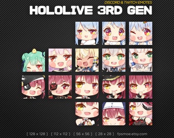 Hololive 3rd Gen - Etsy