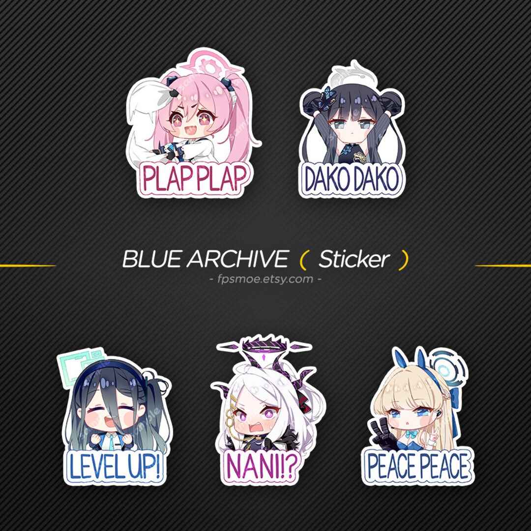 Blue Archive Sticker - Etsy