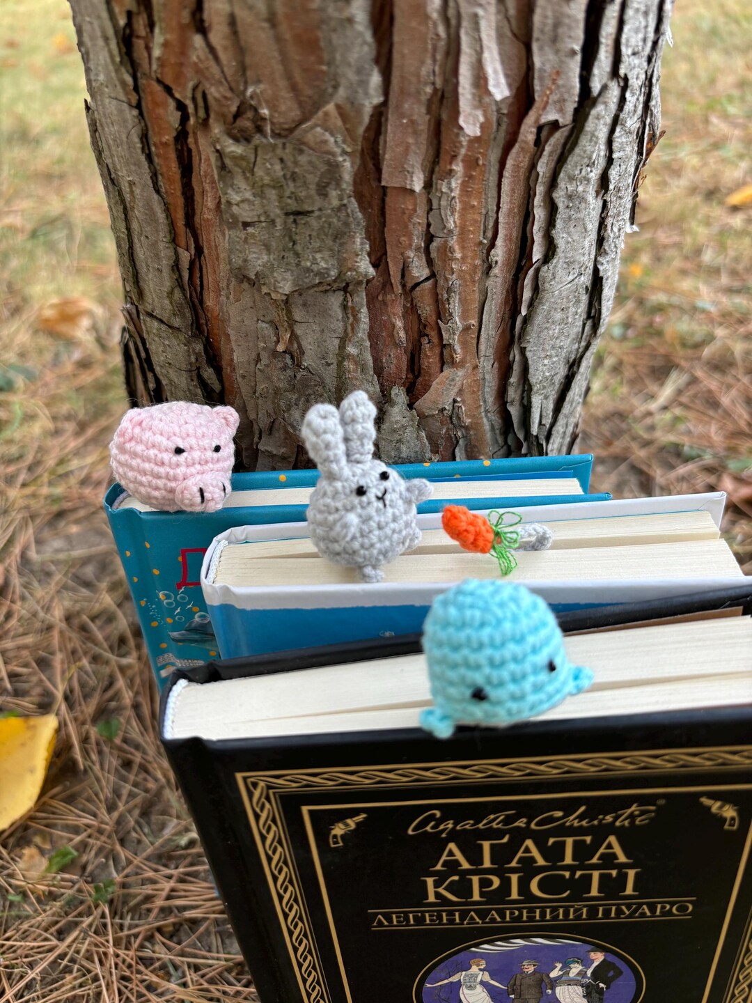 Cute Animal Bookmarks, Set of Three Bookmarks, Handmade Crocheted ...