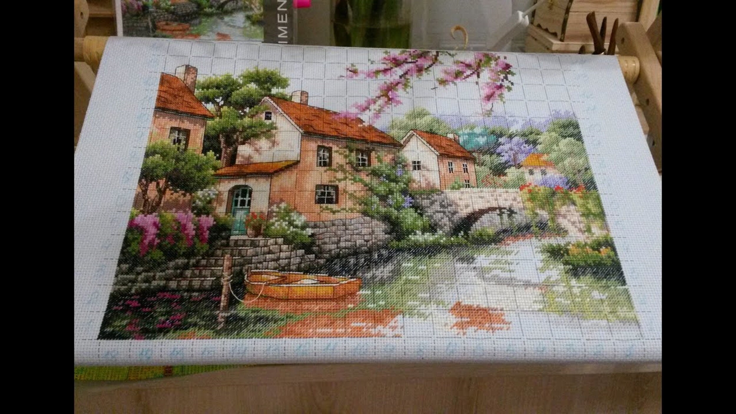 Village Canal, Cross Stitch Pattern PDF, Cross Stitch Chart,instant ...