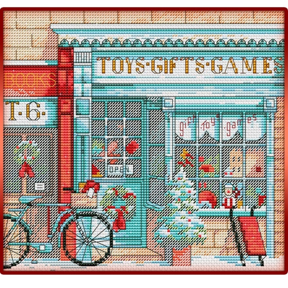 Toy Shoppe Cross Stitch Pattern PDF Cross Stitch - Etsy