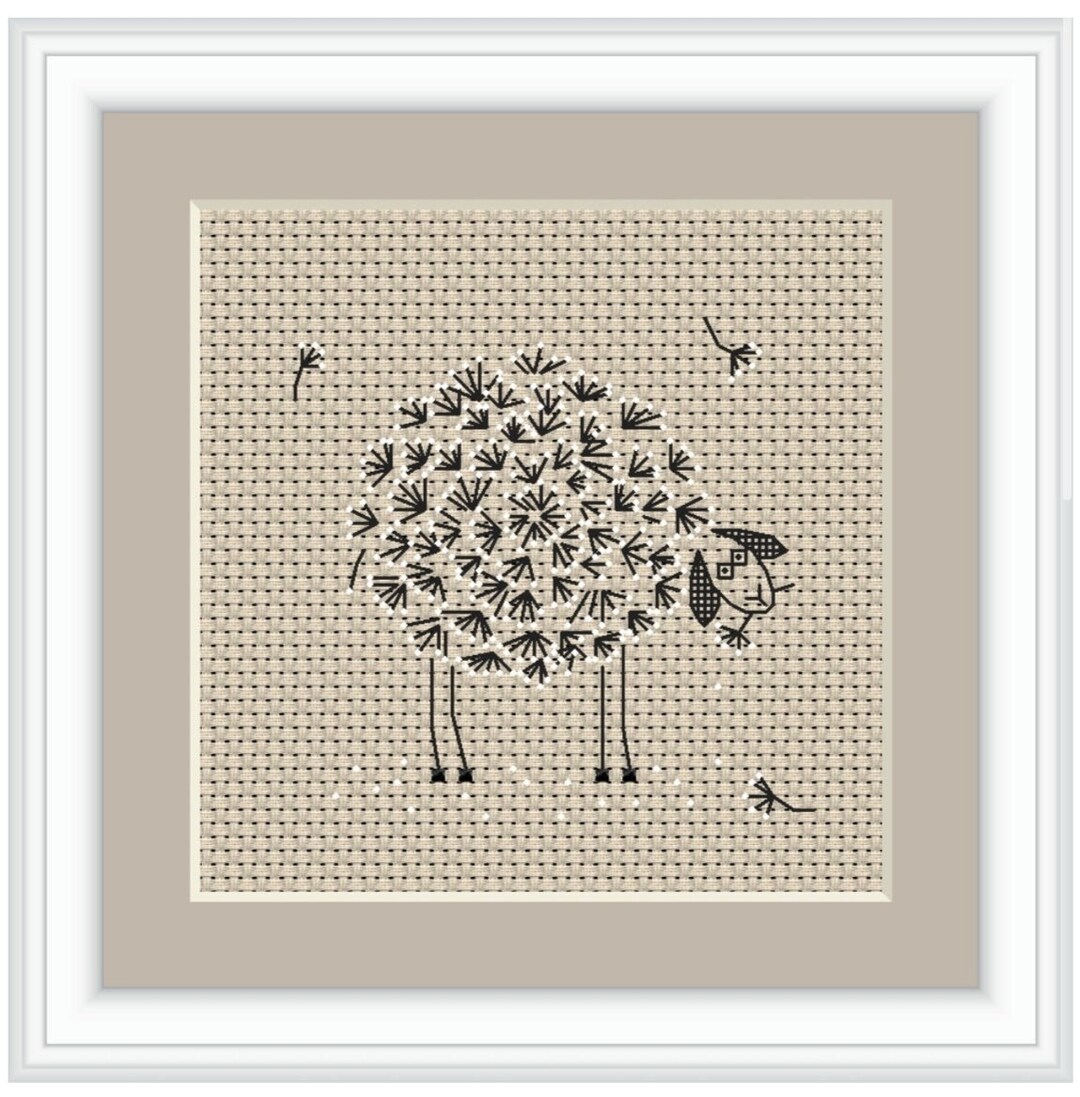 Sheep , Cross Stitch Pattern PDF, Cross Stitch Chart,instant Download ...