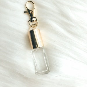 Square 5ml Essential Oil Keychain Roller Bottle, Young Living ...