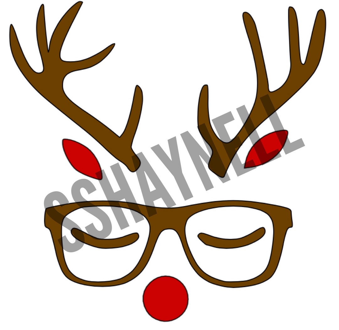 Reindeer SVG File - Etsy