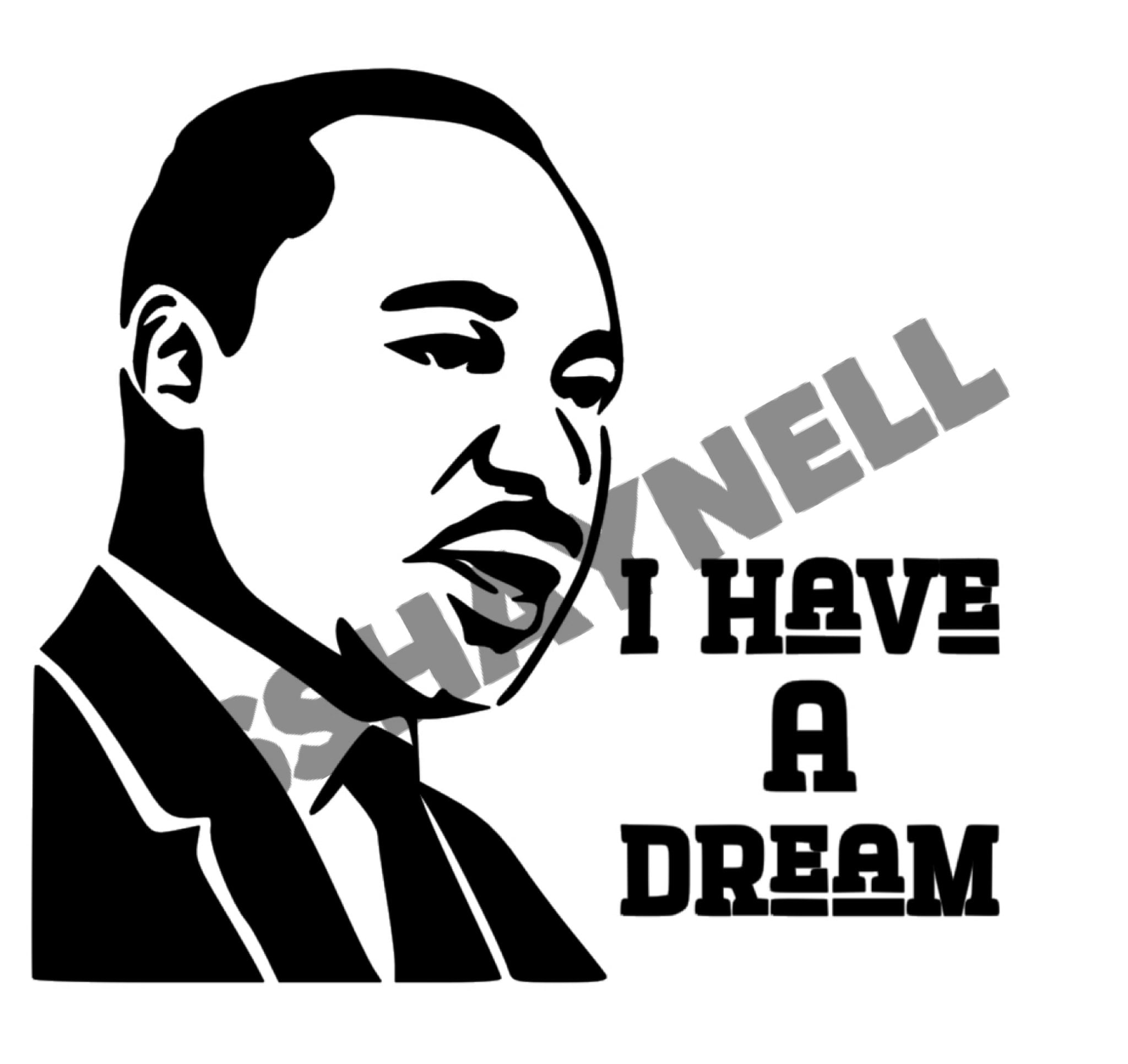 Martin Luther King SVG - Etsy