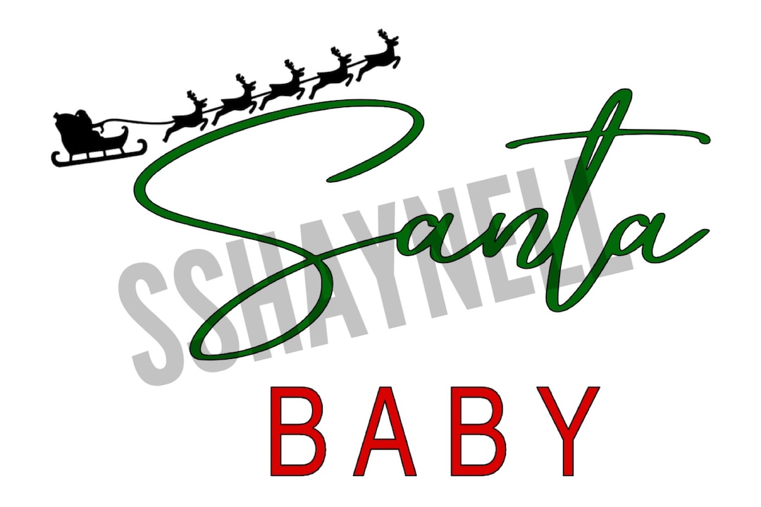 Santa Baby SVG - Etsy
