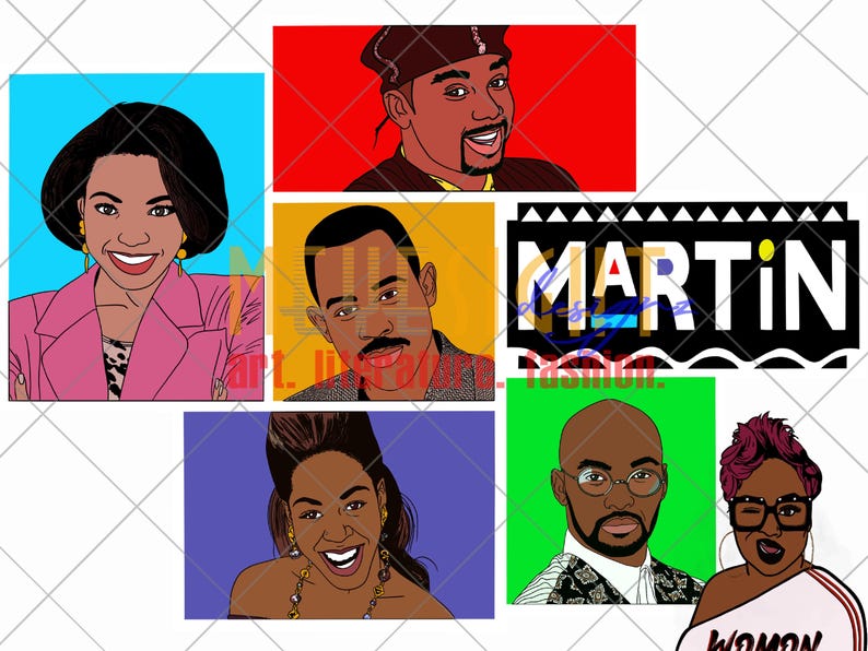 Martin Tv Show Art: 90s Sitcom Art (digital Download Bundle) - Etsy
