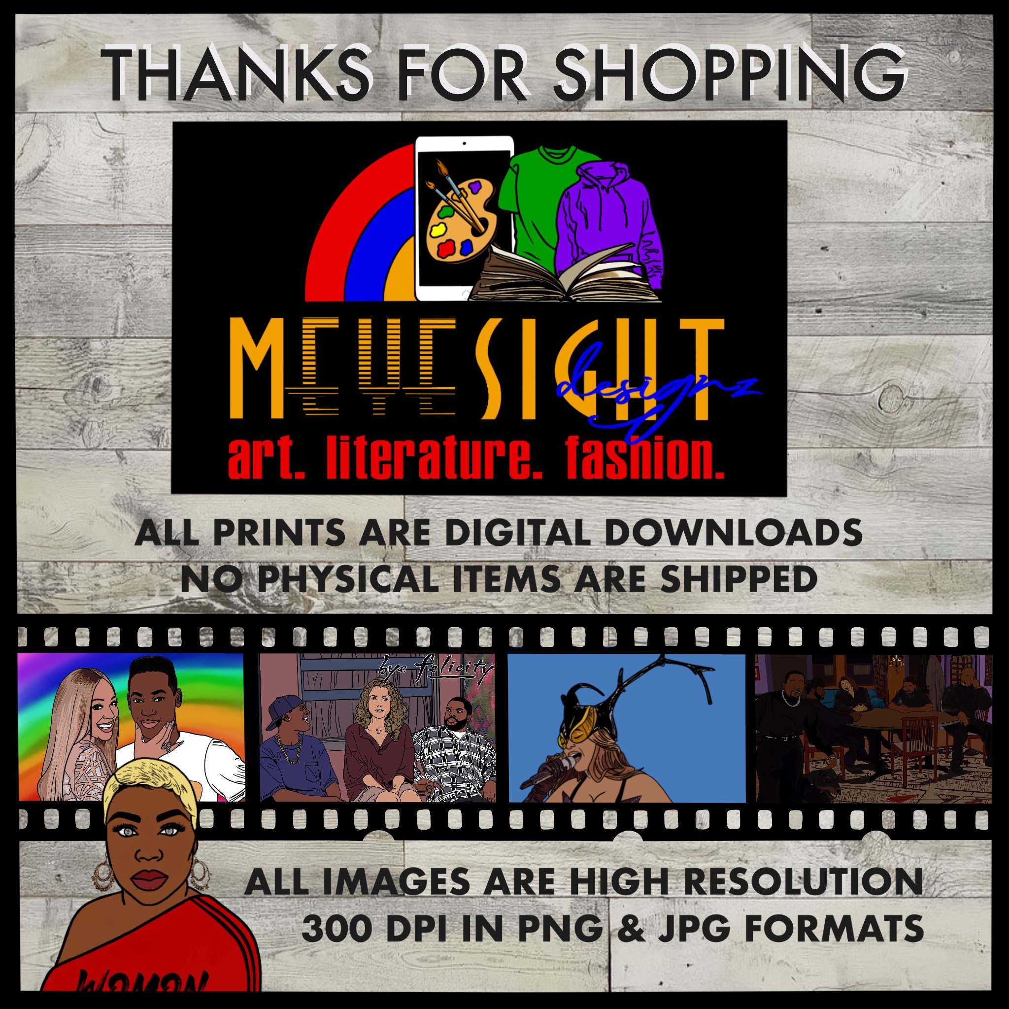 7 Digital Downloads - Martin Bundle | JPG PNG Printable | Art | Instant ...