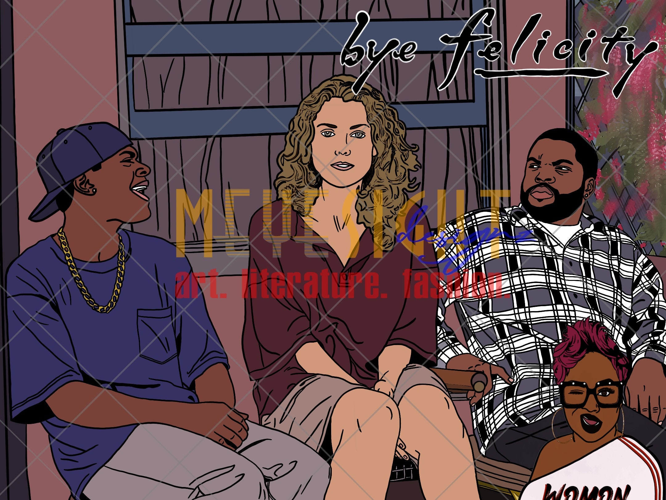 Bye Felicity Art Print: Friday Movie Poster | Bye Felicia Humor ...