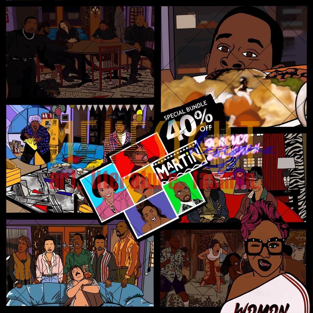 7 Digital Downloads - Martin Bundle | JPG PNG Printable | Art | Instant ...