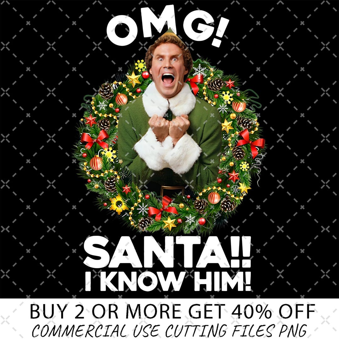 OMG Santa I Know Him Shirt, Funny Christmas Tee , Christmas Sweatshirt ...
