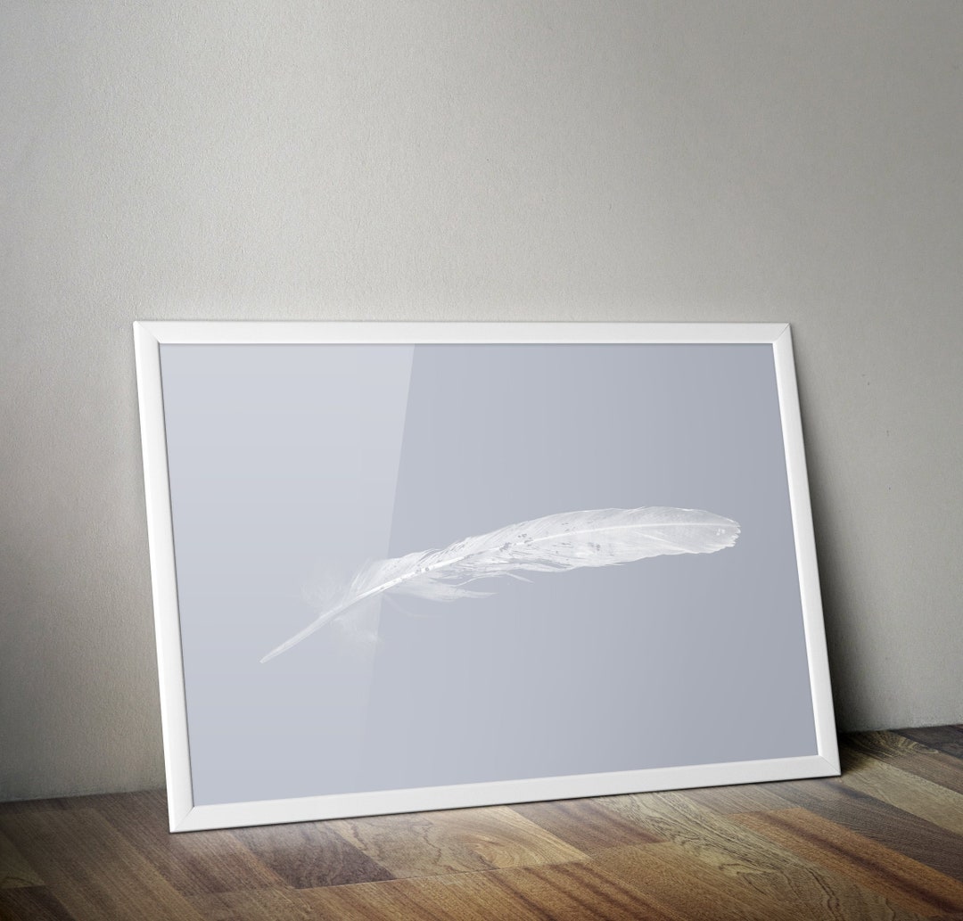 Feather Print Vertical Digital Download - Etsy