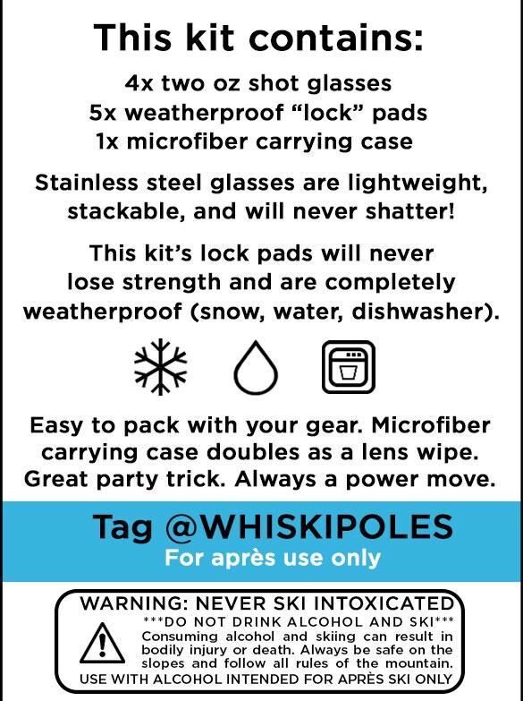 Original SHOTSKI® Kit - Turn Anything Into a Shot Ski - Best Gift for ...