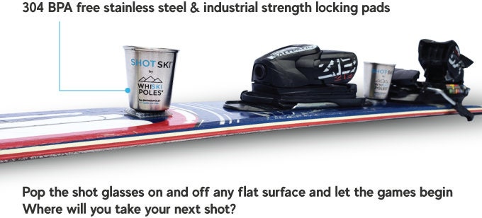 Original SHOTSKI® Kit - Turn Anything Into a Shot Ski - Best Gift for ...