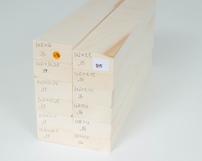 American Holly Lumber, Premium Grade White Solid Wood Planks, 1-inch ...