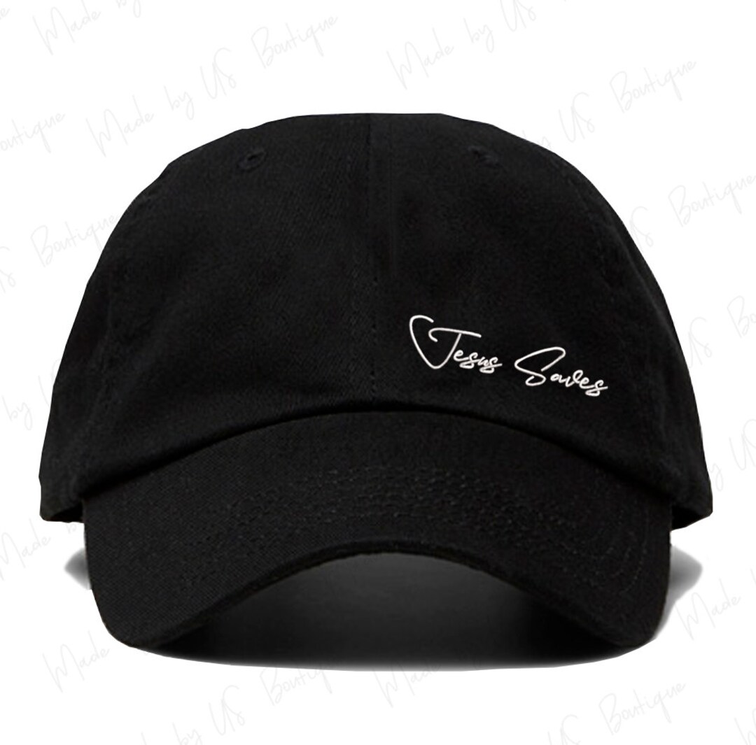 Jesus Saves Embroidered Dad Hat, Christian Faith Inspirational Baseball ...