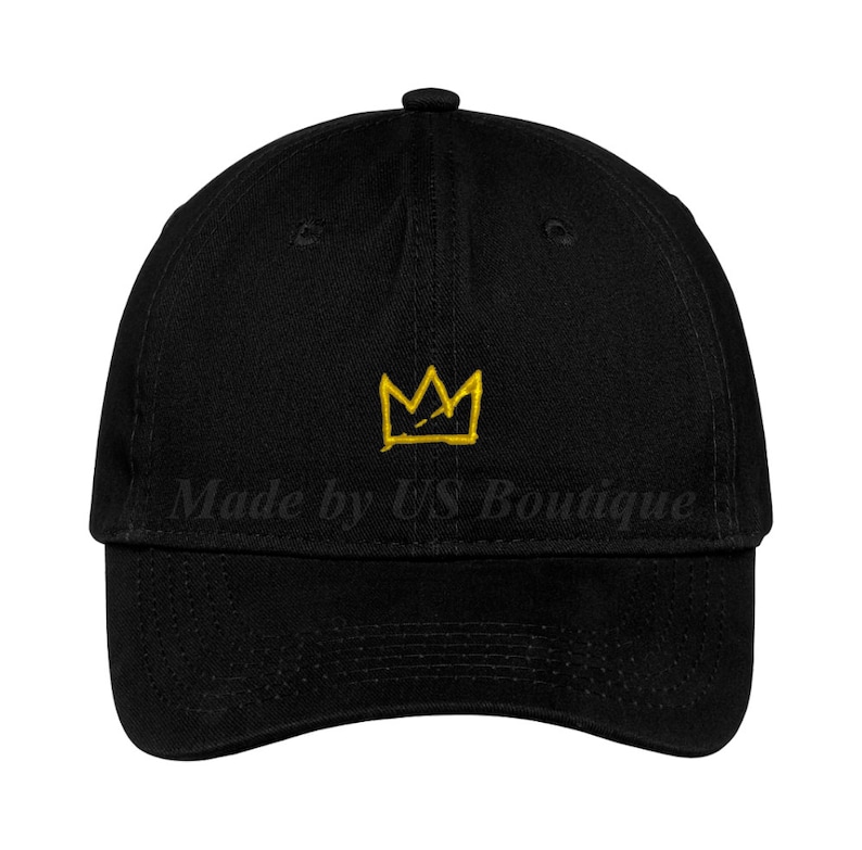 Basquiat Crown Mini Hat King Crown Embroidered Baseball Dad Cap - Etsy