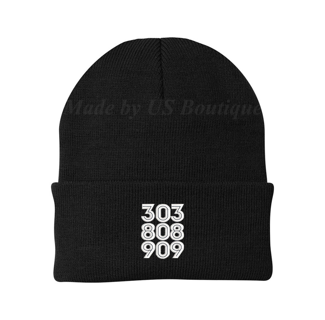 303, 808, 909 Synth Drum Machine Beanie House Music DJ Techno EDM Drum ...