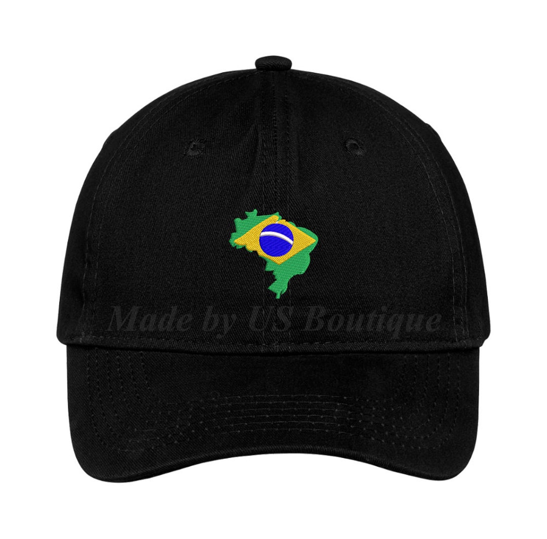 Brazil Hat Map Samba Flag Bandera Flag Rio De Janeiro Futbol Soccer ...