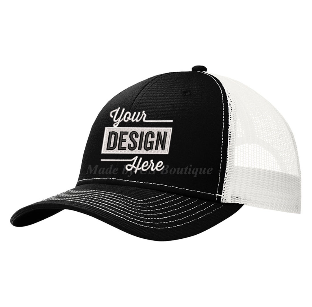 Personalized Custom Embroidered Trucker Hat | Custom Logo | Design Your ...