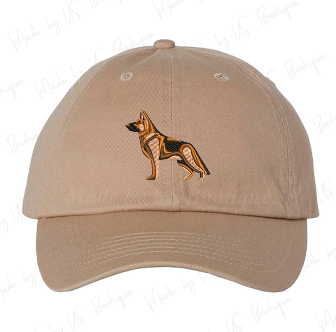 German Shepherd Hat Customizable Hat Animal Lover Embroidered Baseball ...