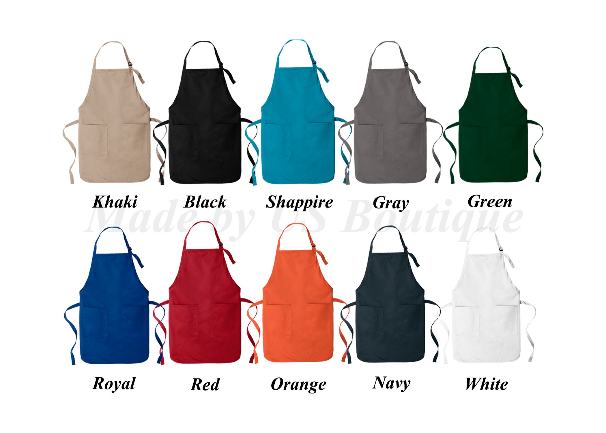 Custom Embroidered Apron Custom Logo Design Your Own Custom - Etsy
