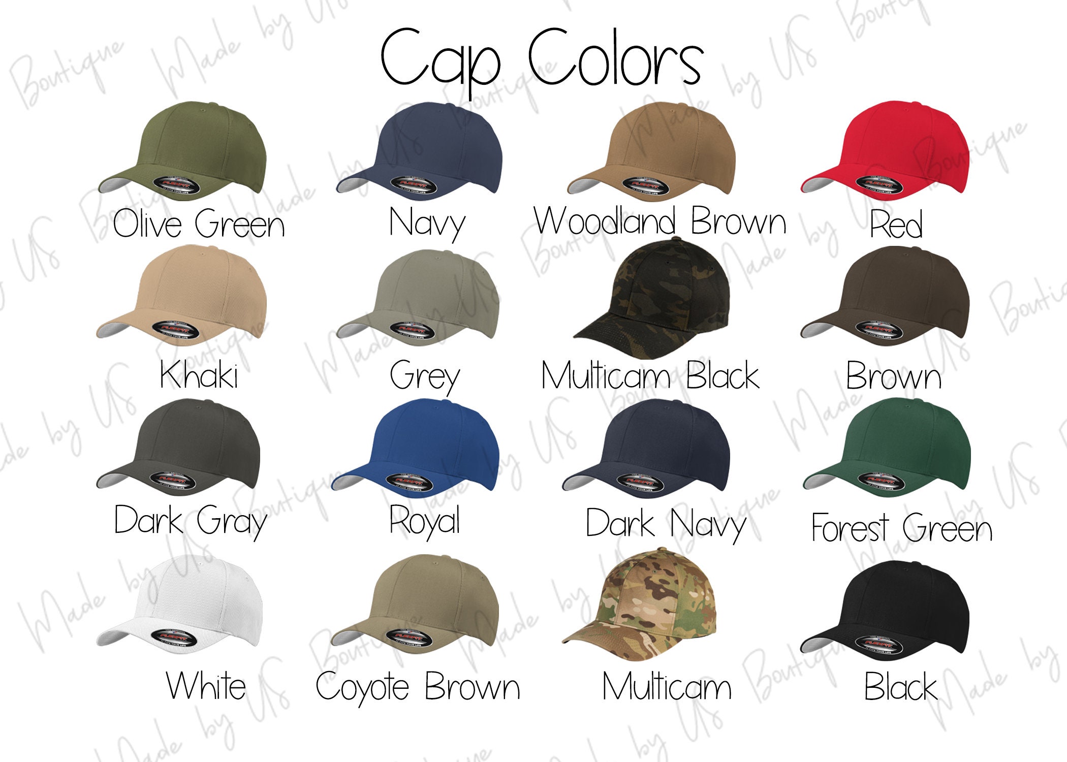 Personalized Custom Embroidered Fitted Hat Flexfit Hat - Etsy