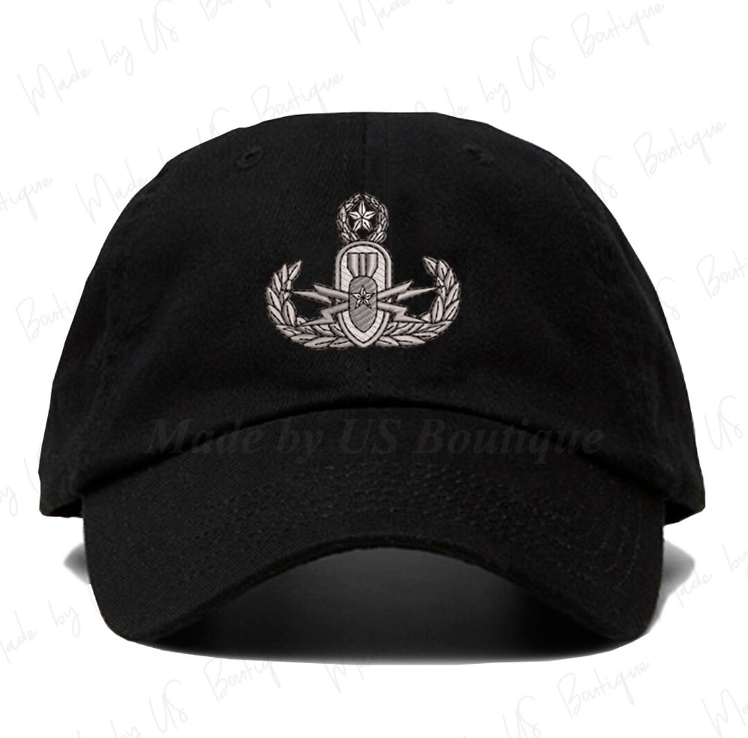 Master EOD Badge Embroidered Hat, Explosive Ordnance Disposal Badge ...