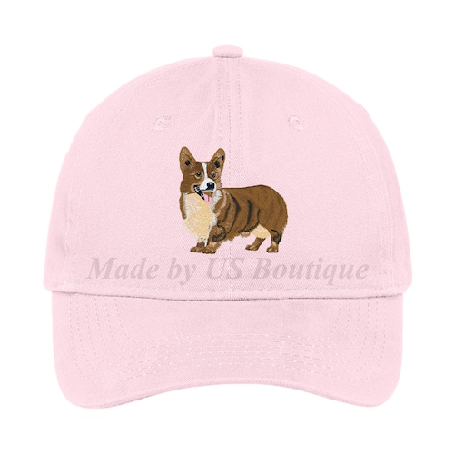 Corgi Embroidered Hat Baseball Cap Pet Mom Cap Dad Hat - Etsy