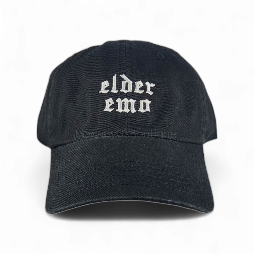 Elder Emo Hat Embroidered Baseball Dad Cap MAGA HAT, Emo Hat, Golfer ...