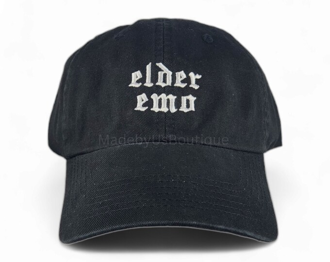 Elder Emo Sticker, Emo Vinyl Sticker, Emo Music Lover, Sceneior Emo ...