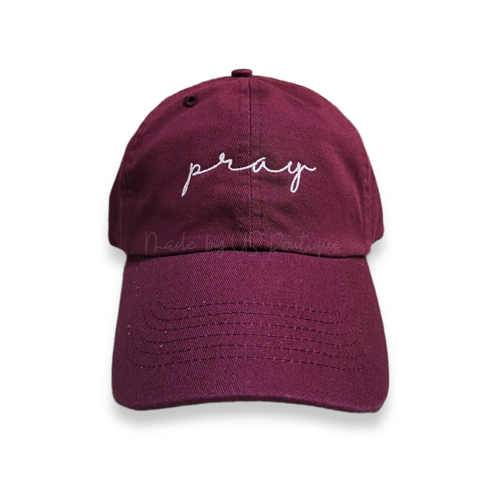 Pray Embroidered Dad Hat, Christian Inspirational Baseball Cap - Etsy