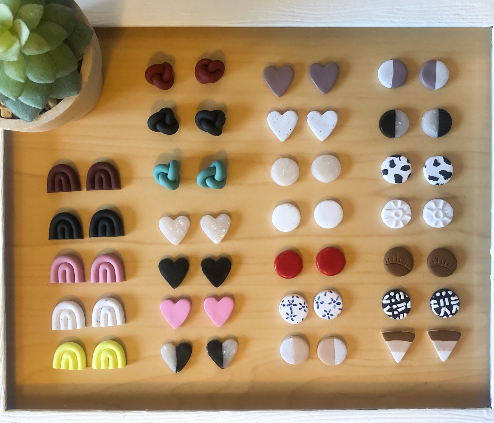 Create Your Own Stud Pack Small Stud Earrings Clay Stud - Etsy UK
