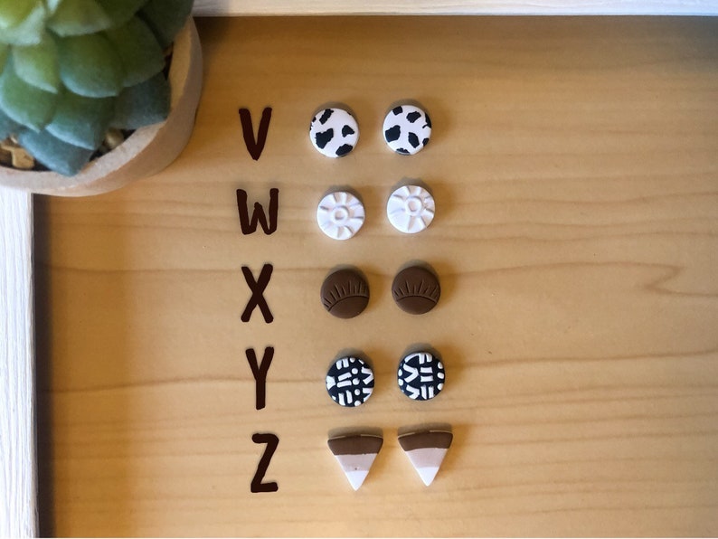 Create Your Own Stud Pack Small Stud Earrings Clay Stud | Etsy