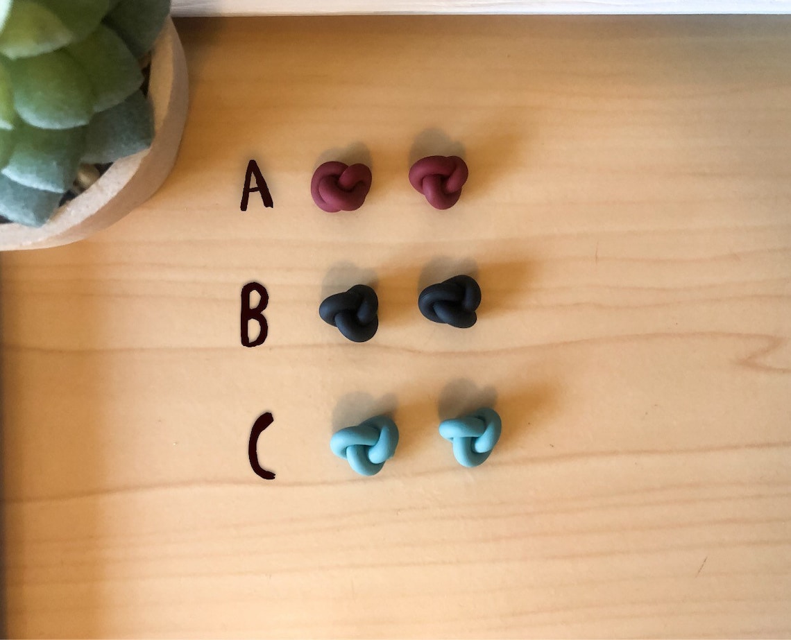 Create Your Own Stud Pack Small Stud Earrings Clay Stud - Etsy UK