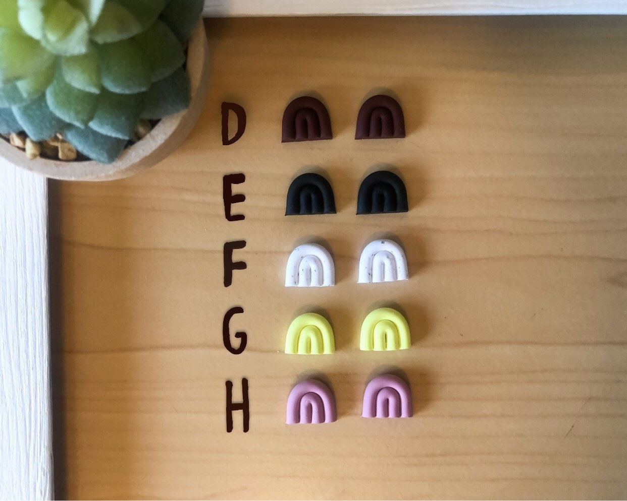 Create Your Own Stud Pack Small Stud Earrings Clay Stud | Etsy