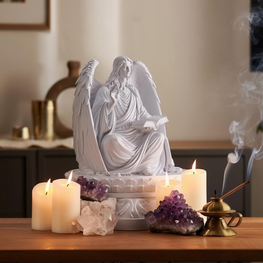 Eleleth Gnostic Deity Statue – Archon of Light, Aeon of Sophia, Angelic ...