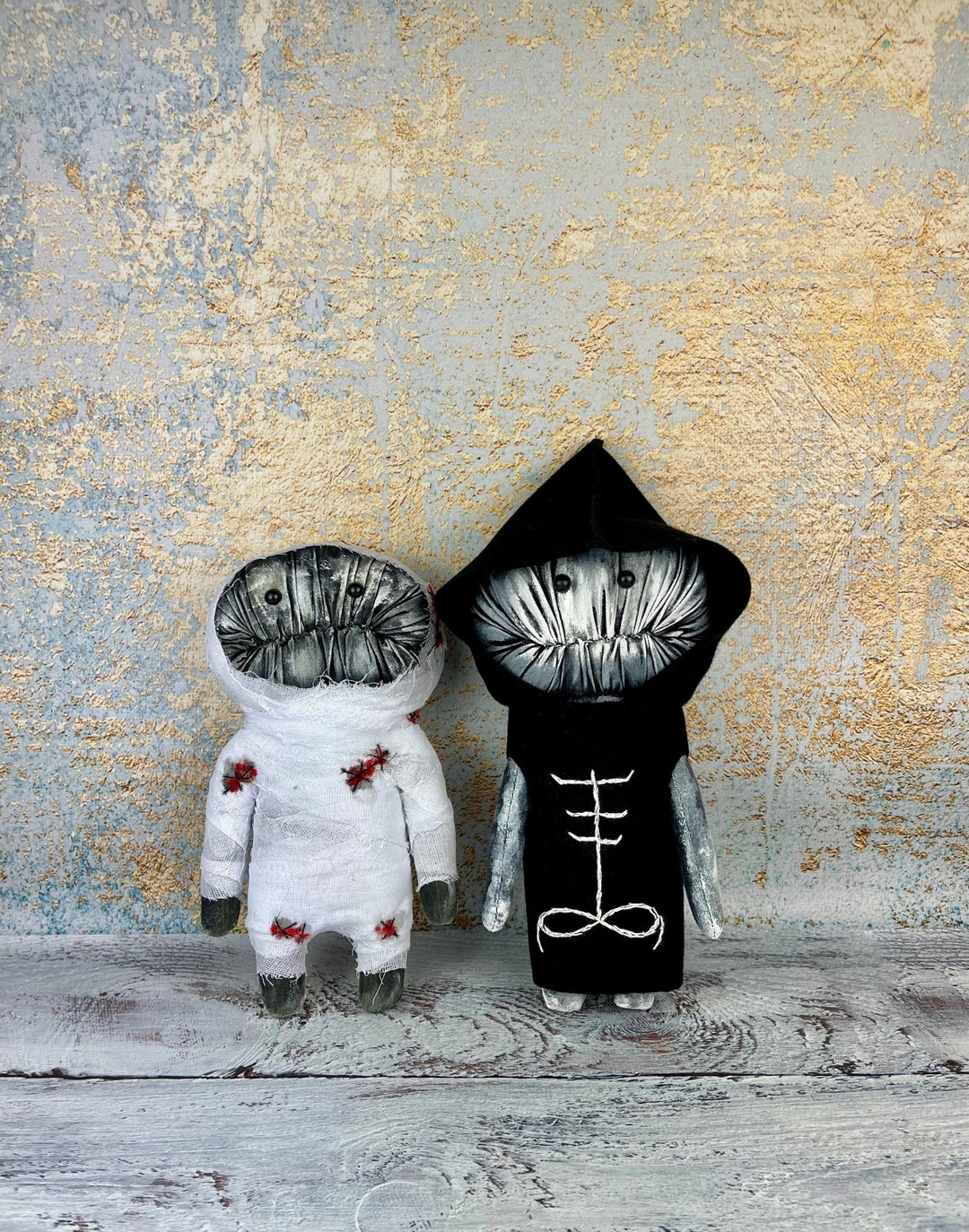 OOAK Doll, Mummy Monster Toy, Voodoo Doll, Pretty Scary Dolls, Gothic ...