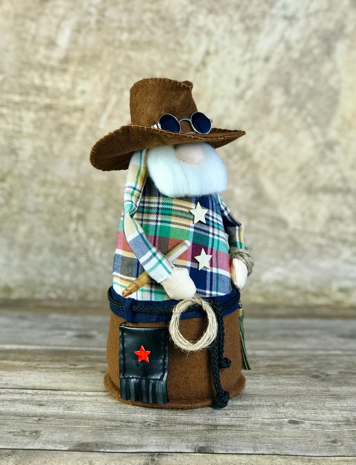 Cowboy Plush Toy Western Decor Gnome Cowboy Ranch Signs Cowboy | Etsy