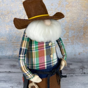 Cowboy Plush Toy Western Decor Gnome Cowboy Ranch Signs Cowboy ...
