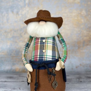 Cowboy Plush Toy Western Decor Gnome Cowboy Ranch Signs Cowboy ...