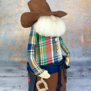 Cowboy Plush Toy Western Decor Gnome Cowboy Ranch Signs Cowboy ...