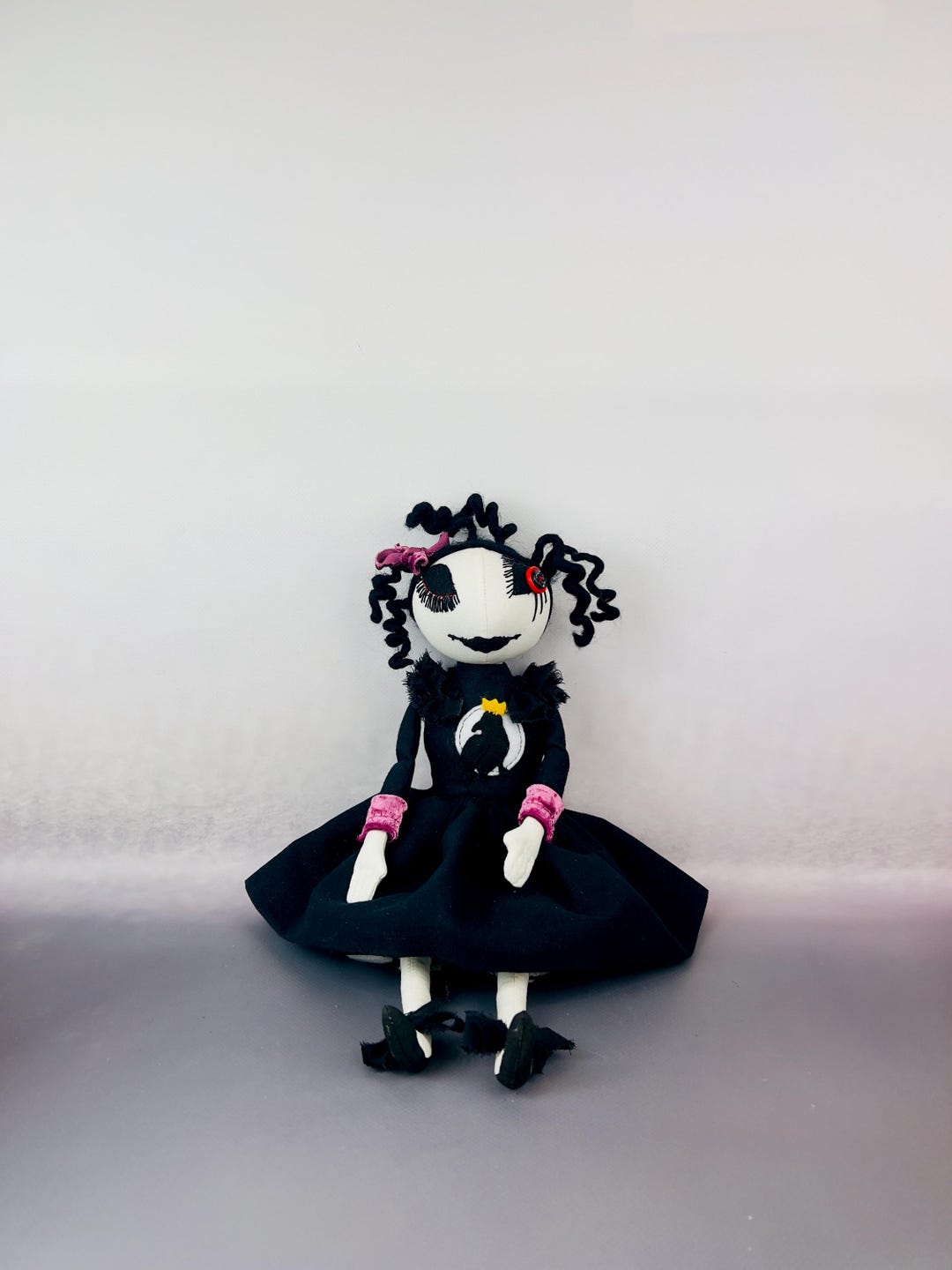OOAK Doll, Monster Doll, Pretty Scary Dolls, Gothic Emo Dolls, Creepy ...