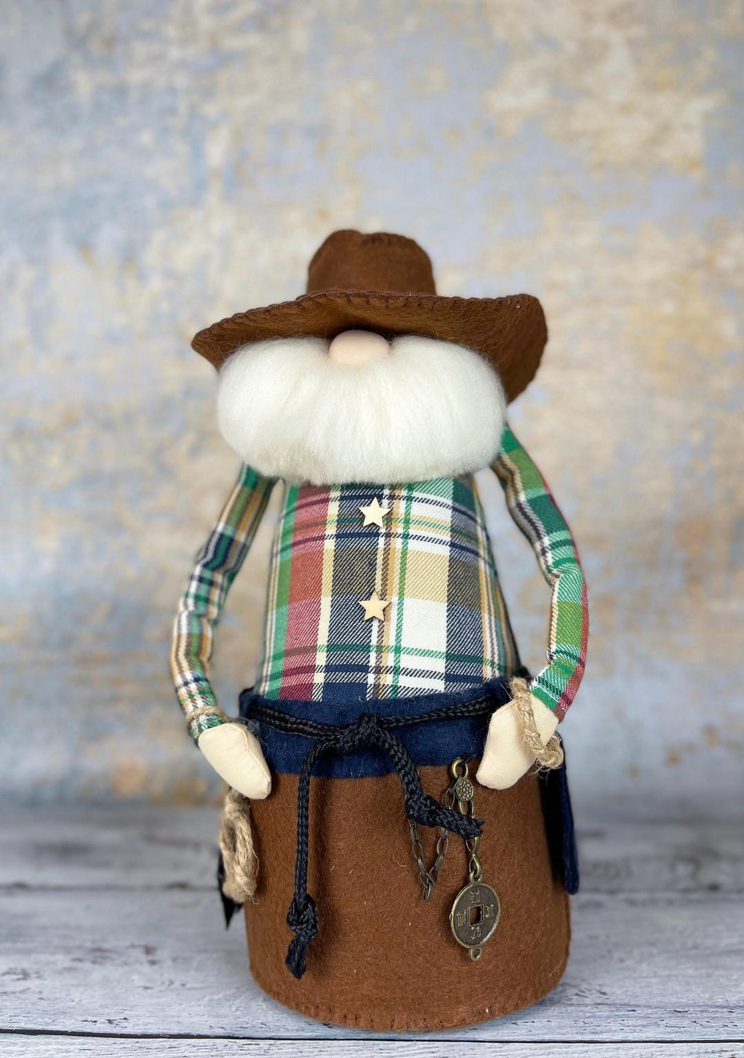 Cowboy Plush Toy Western Decor Gnome Cowboy Ranch Signs Cowboy ...