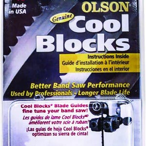 OLSON SAW CB50070BL 12-inch Delta/jet Band Saw Accessory Cool Blocks - Etsy