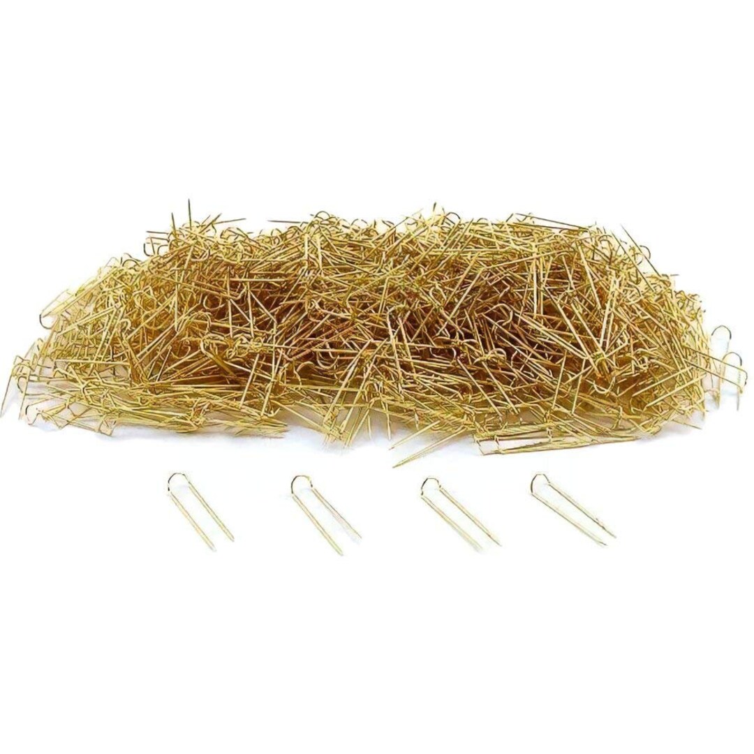 1000 Gold U-pins Jewelry Display Chain Pad Showcase - Etsy